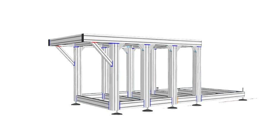 Custom Heavy Duty Aquarium Frame – RM Modular and automation