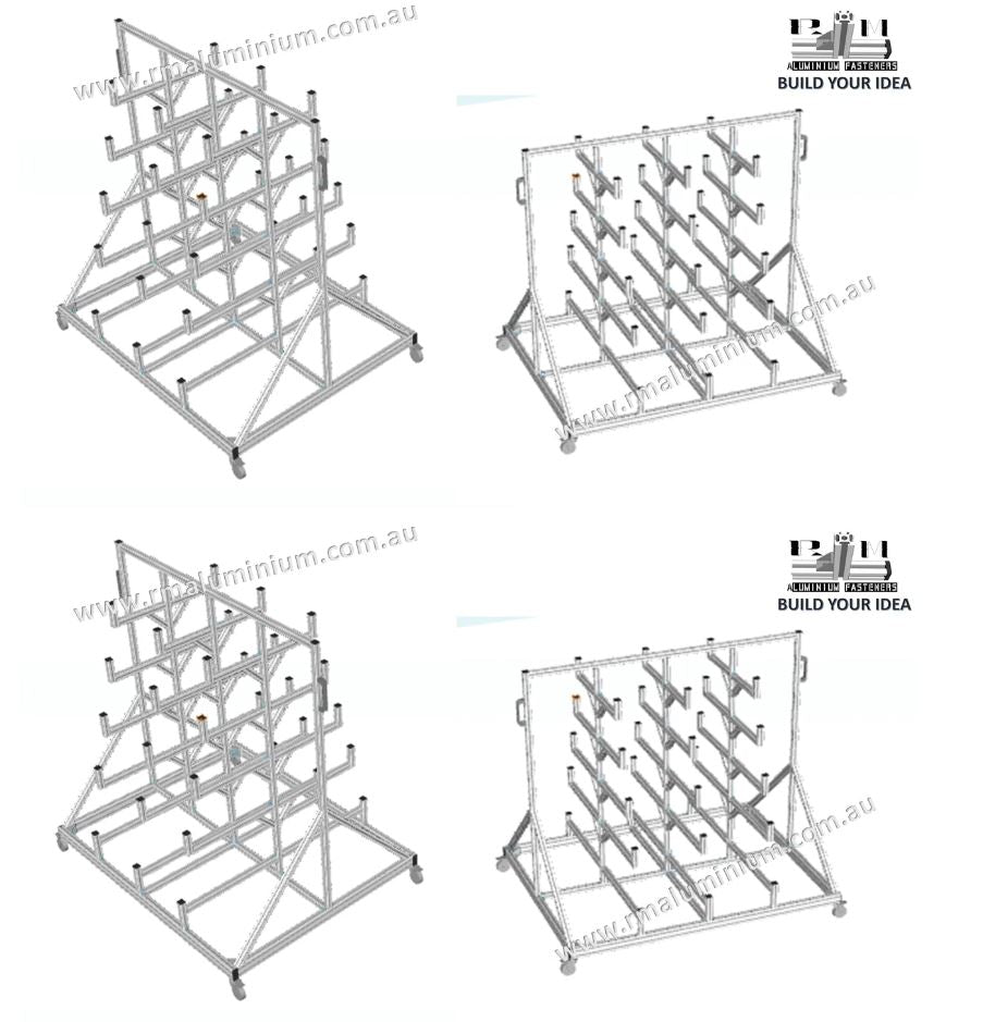 Customized Modular racking system – RM Modular and automation