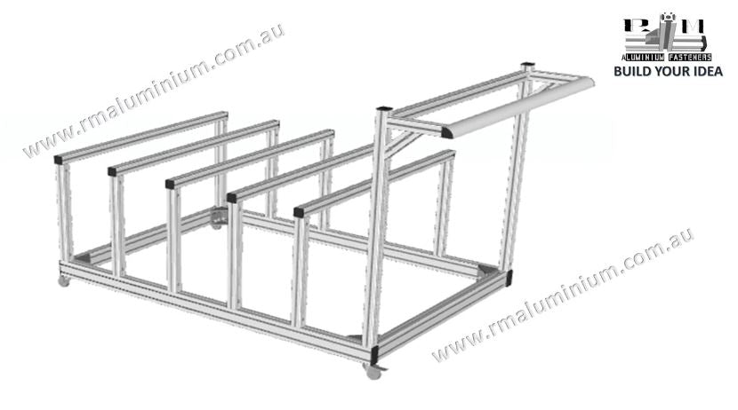 Customized Moving Trolley – RM Modular and automation